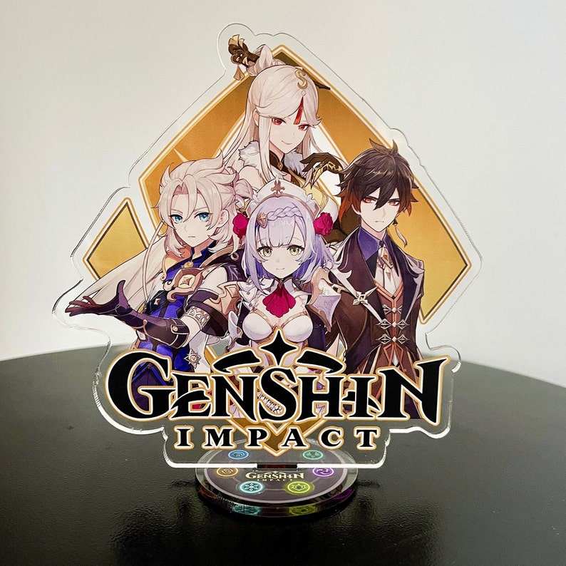 Genshin Impact Standee Genshin Characters Acrylic Stand - Etsy