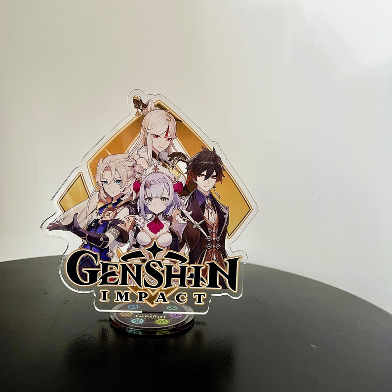 Genshin Impact Standee Genshin Characters Acrylic Stand - Etsy