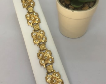 S. O. B. Bigney Sweetheart Bracelet, Expandable Etched Heart, 1940s ...