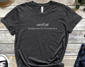 Pole Position Crewneck T-shirt, F1 Shirt, Formula 1 Shirt, Race Day ...