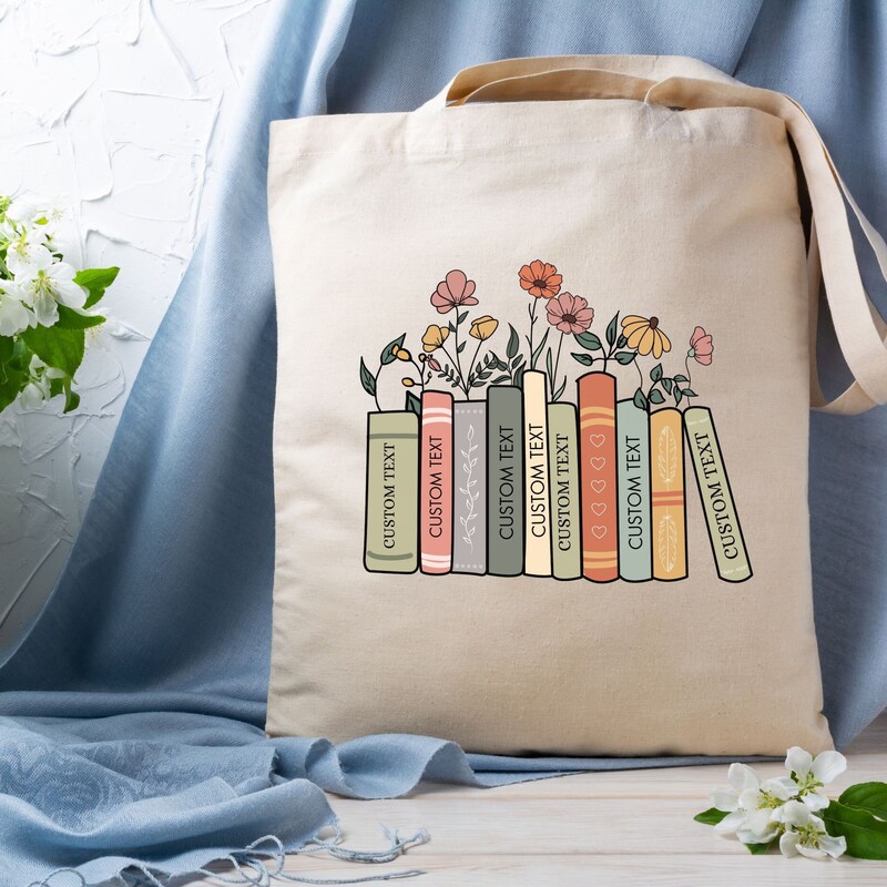 Book Tote - Etsy