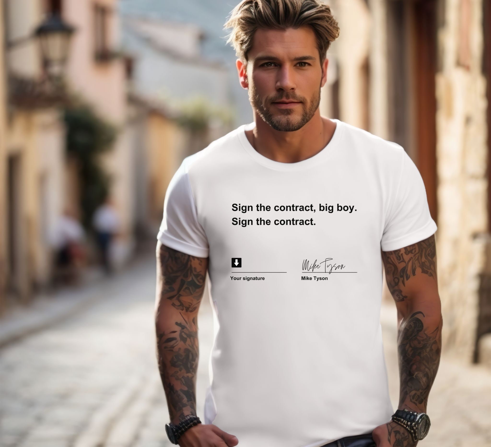 Sign the Contract Big Boy, Sign the Contract Shirt, Your Signature T ...