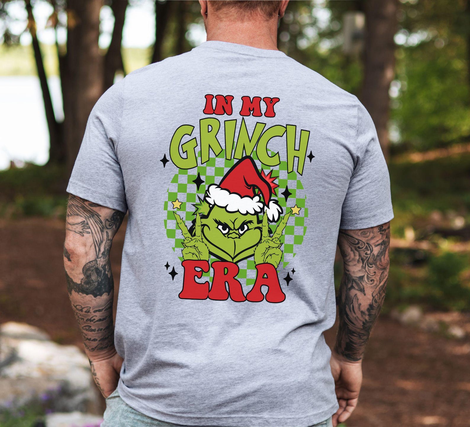 In My Grinch Era Two Sided Christmas Shirt, Retro Grinch Era Christmas ...