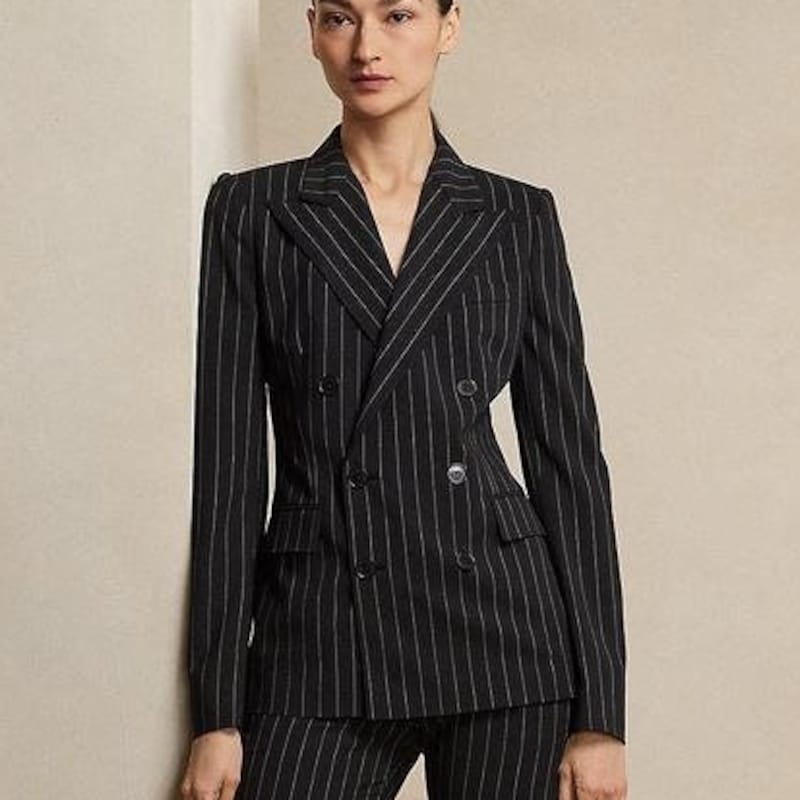 Pinstripe Suit Women - Etsy