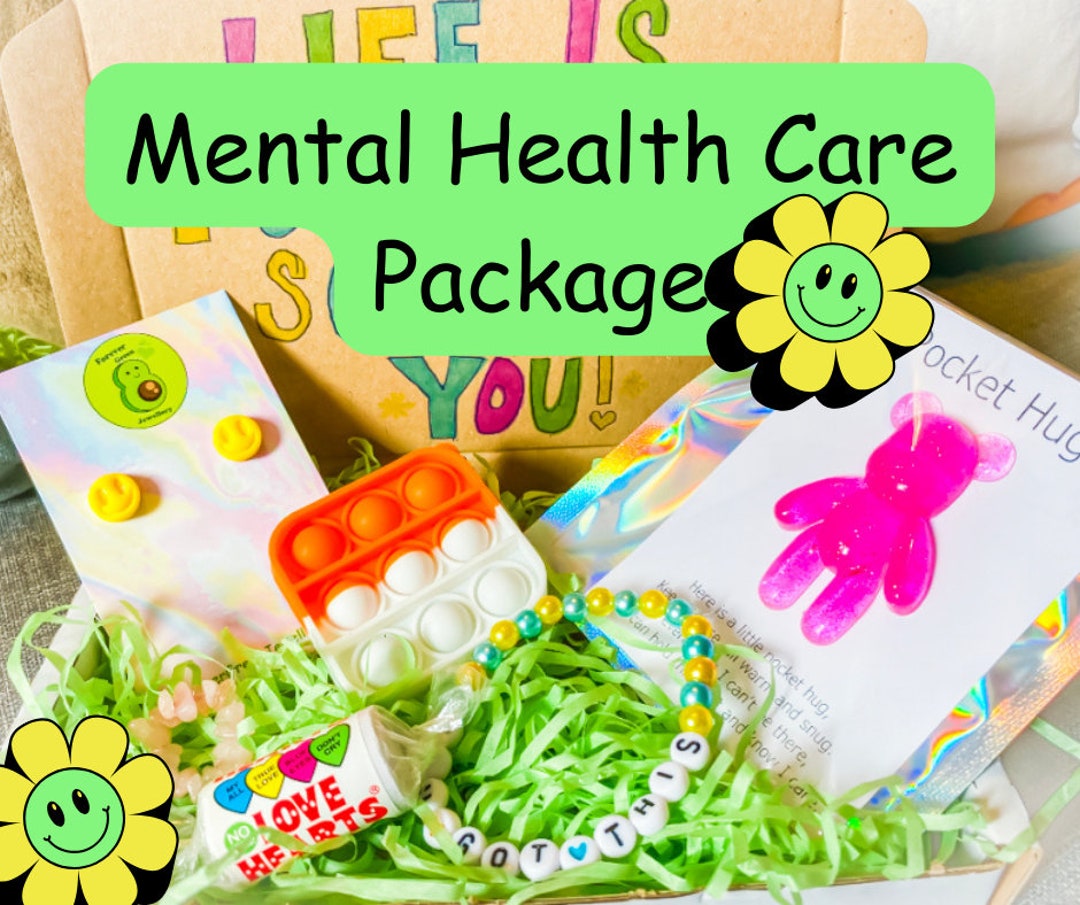 Mental Health Care Package- Anxiety Gift, Courage Bear, Anxiety ...