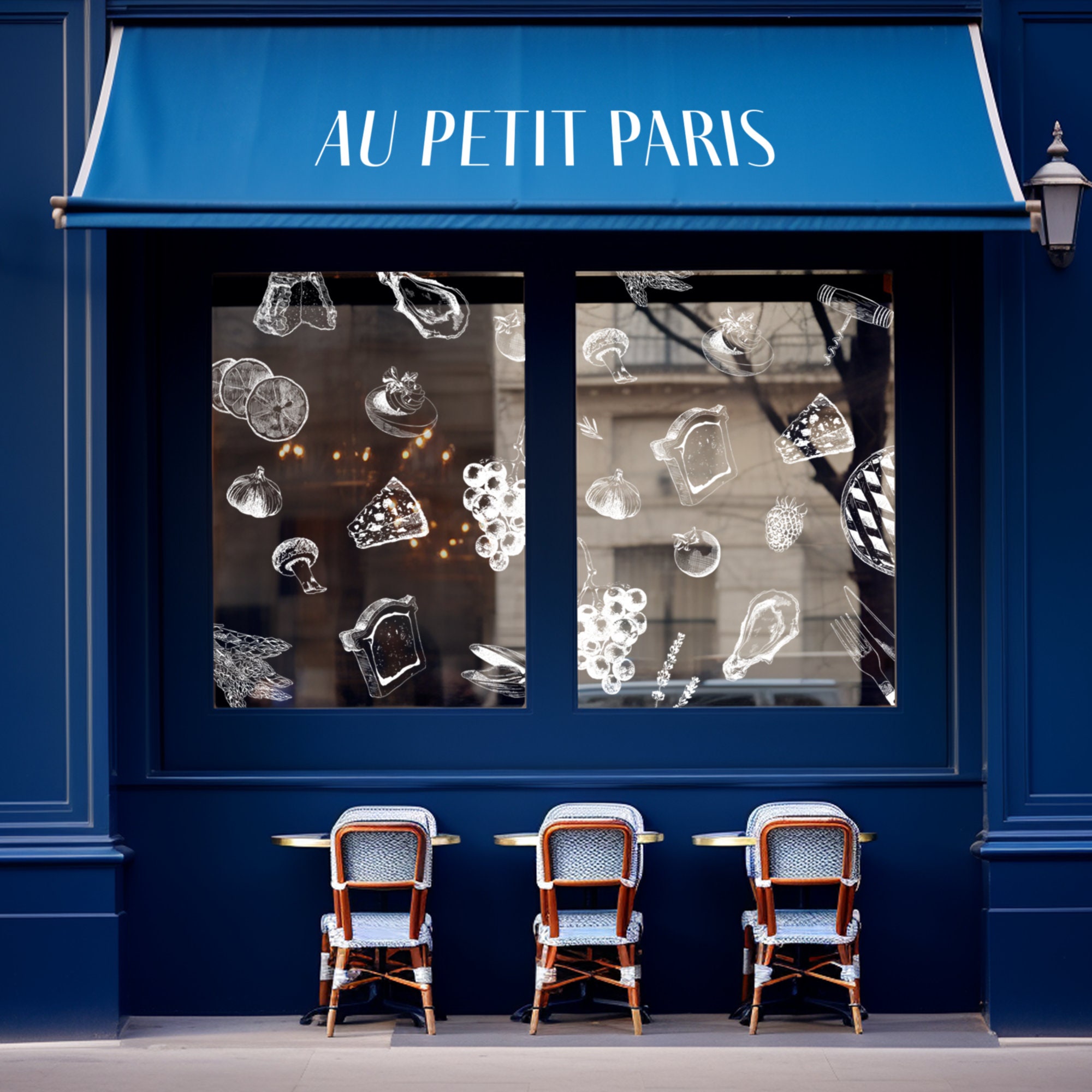 Hand-drawn French Food Illustrations: Bistro & Restaurant Art (EPS, SVG ...