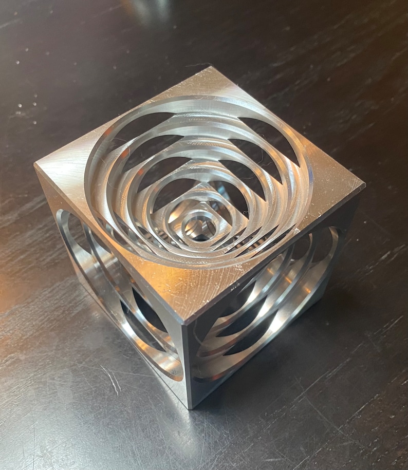 Aluminum Machined Table Art - Etsy