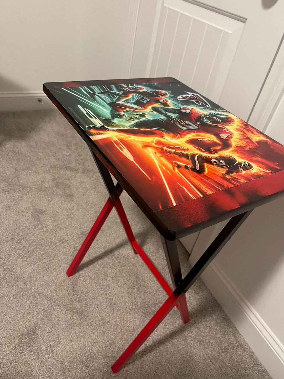 ATLANTA FALCON Folding Table - Etsy