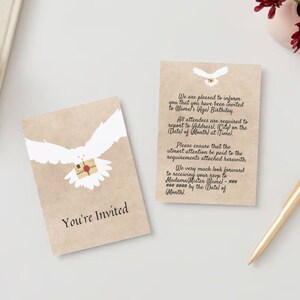 Wizarding World Birthday Invitations - Etsy