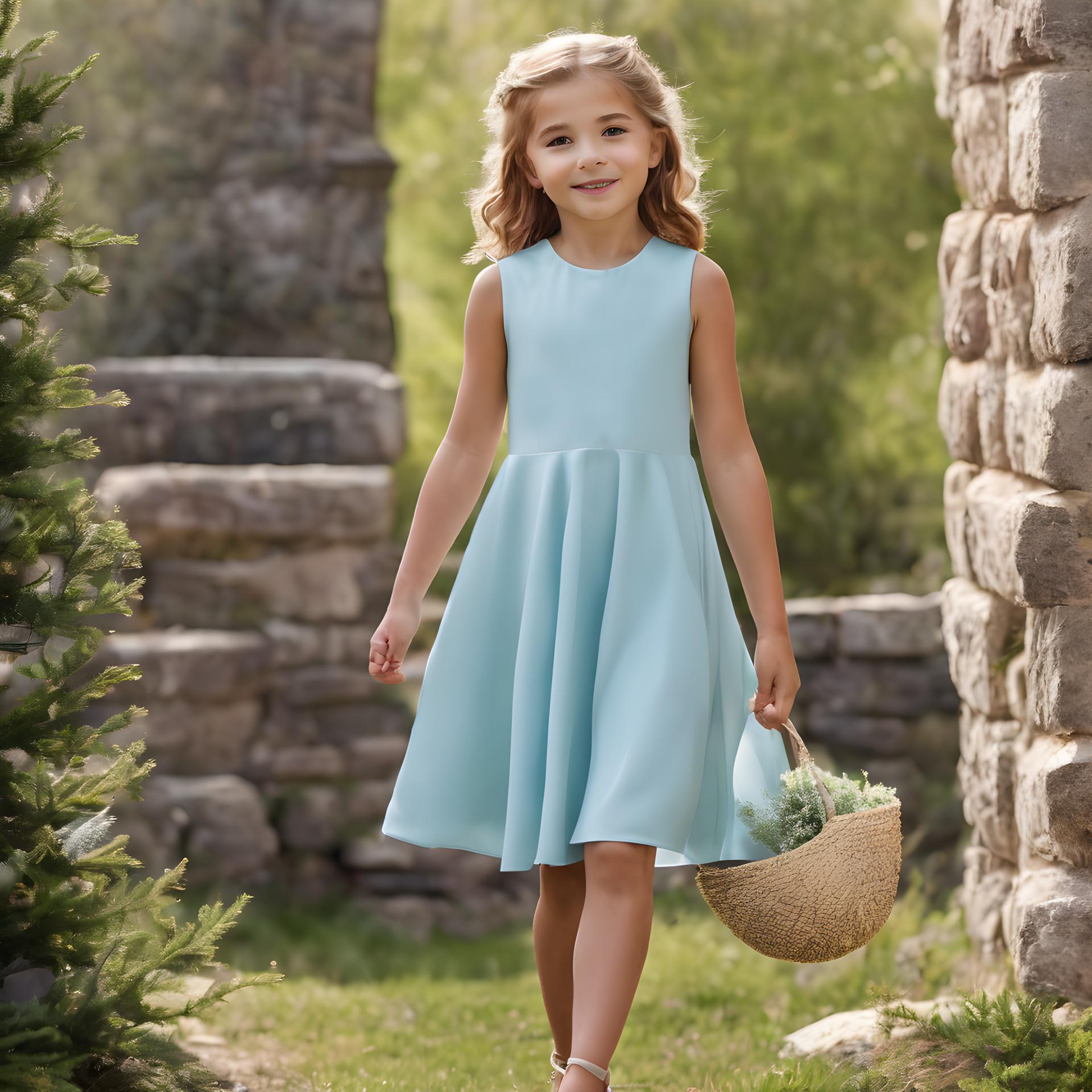 Kid's Dress Pattern,summer Dress Sewing Pattern,age Range 2-16 Years ...