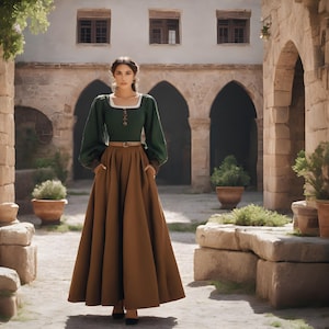 Renaissance Skirt Pattern,skirt Sewing Pattern,range of Size Options ...