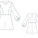 A-line Mini Dress Pattern,linen Dress Sewing Pattern,range of Size ...