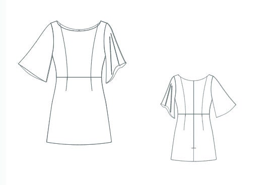 Linen Dress Pattern,linen Dress Sewing Pattern,range of Size Options ...