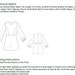 A-line Mini Dress Pattern,linen Dress Sewing Pattern,range of Size ...
