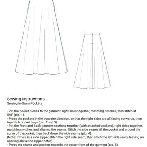 Renaissance Skirt Pattern,skirt Sewing Pattern,range of Size Options ...