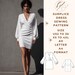 Evening Gown Sewing Pattern, Cocktail Dress,anniversary Dress, Ball ...