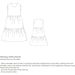 Kid's Tiered Dress Pattern,summer Dress Sewing Pattern,,suitable A0-A4 ...