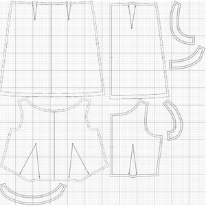 Linen Mini Dress Pattern,linen Dress Sewing Pattern,range of Size ...