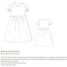 Kid's Peter Pan Neck Gathered Dress Pattern,summer Dress Sewing Pattern ...