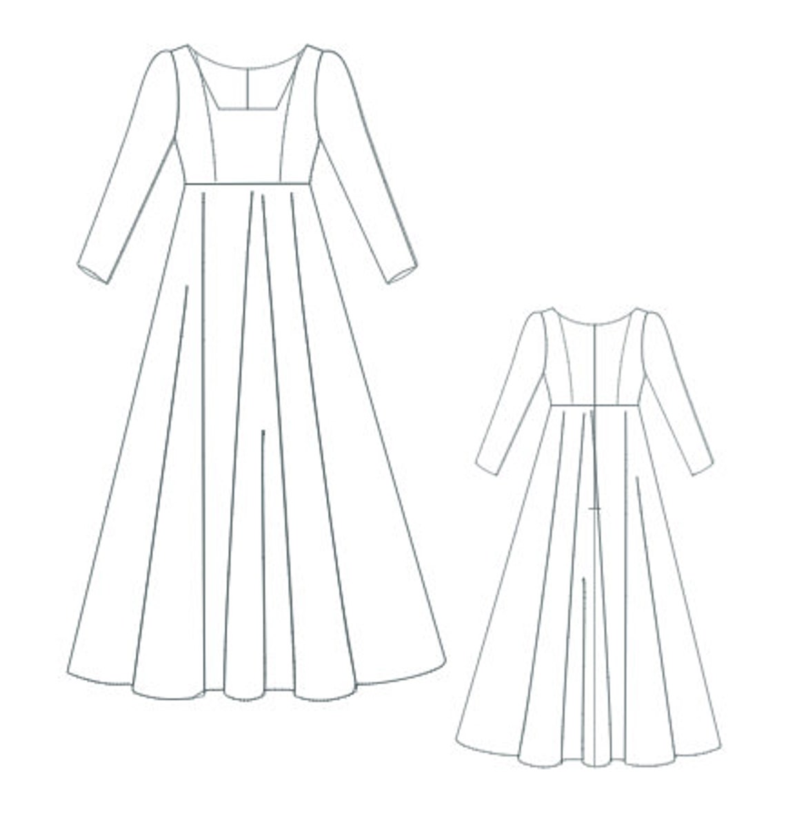 Prom Dress Sewing Pattern ,range of Size Options US 2 to 30 and XS to ...