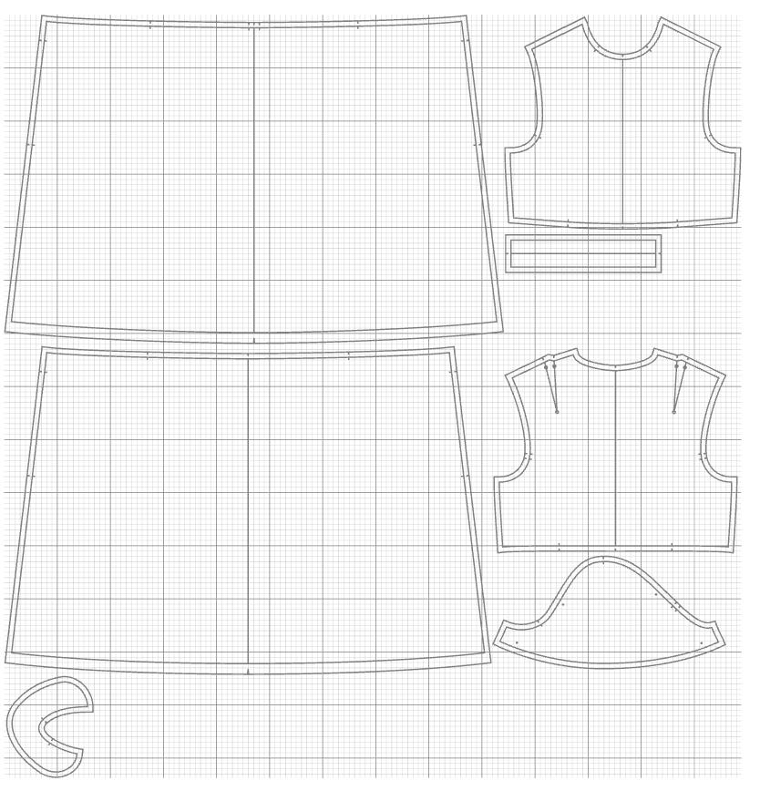 Kid's Peter Pan Neck Gathered Dress Pattern,summer Dress Sewing Pattern ...