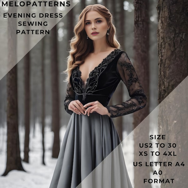 Ball Gown Pattern - Etsy