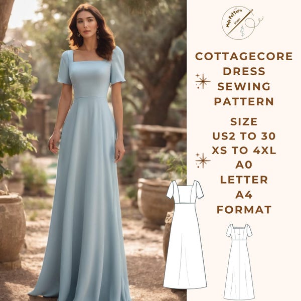 Formal Dress Pattern - Etsy