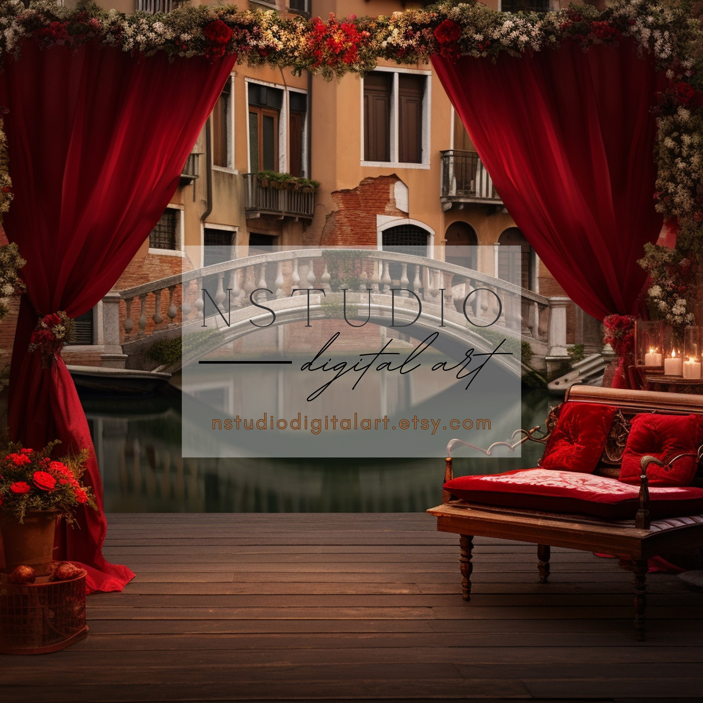 14 Saint Valentine Romantic Backdrops in Venice in Love Couple ...