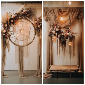 10 Wedding and Maternity Boho Backdrops and 1 Gift | Anniversary Party ...