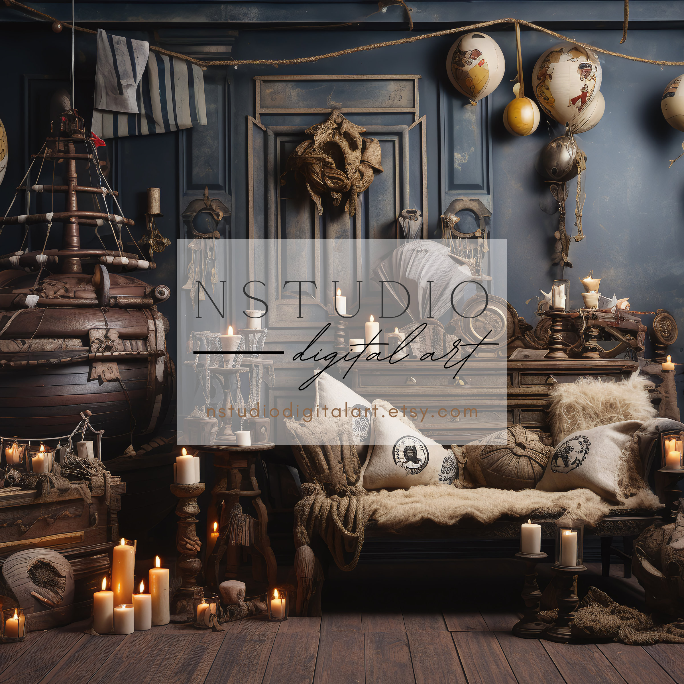 15 Pirate Party Birthday Photography Backdrops | Birthday Photoshoot ...