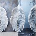 10 Blue Angel Wings Backdrop and 1 Gift Maternity Photoshoot Social ...