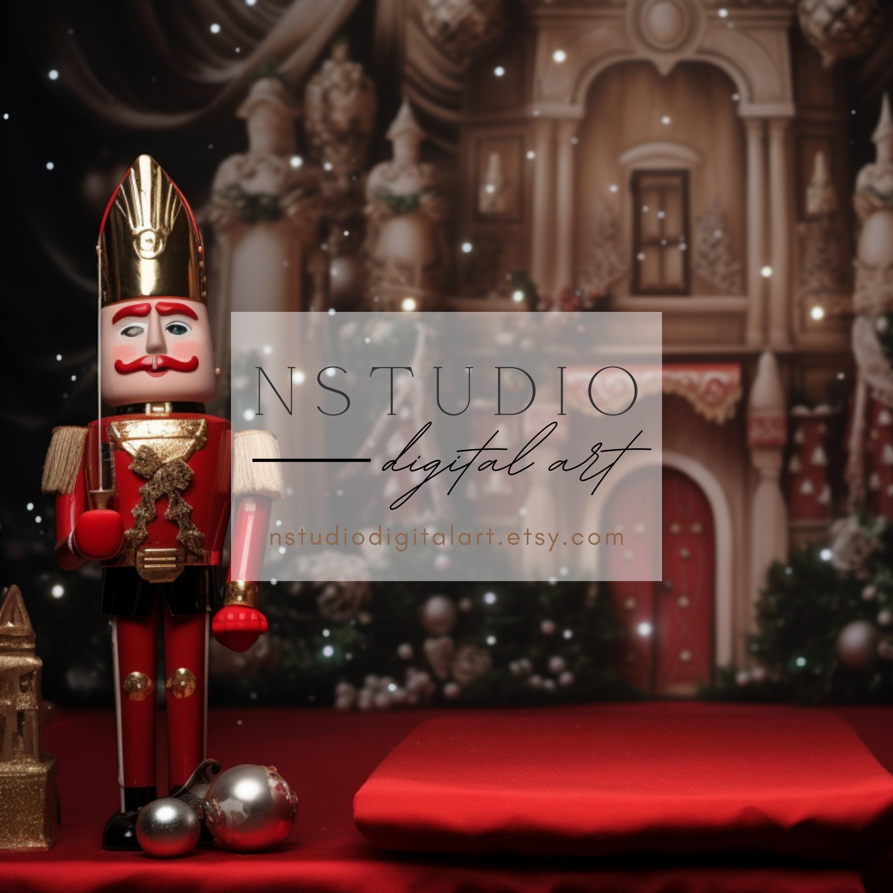 12 Kids Christmas Nutcracker Backdrops Children Fantasy Xmas ...