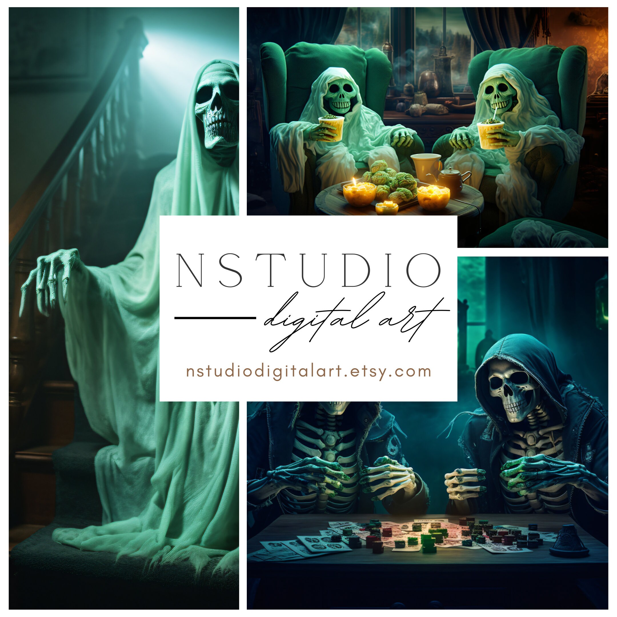 5 Halloween Photography Backdrops and 1 Free Scary Party Photoshoot ...