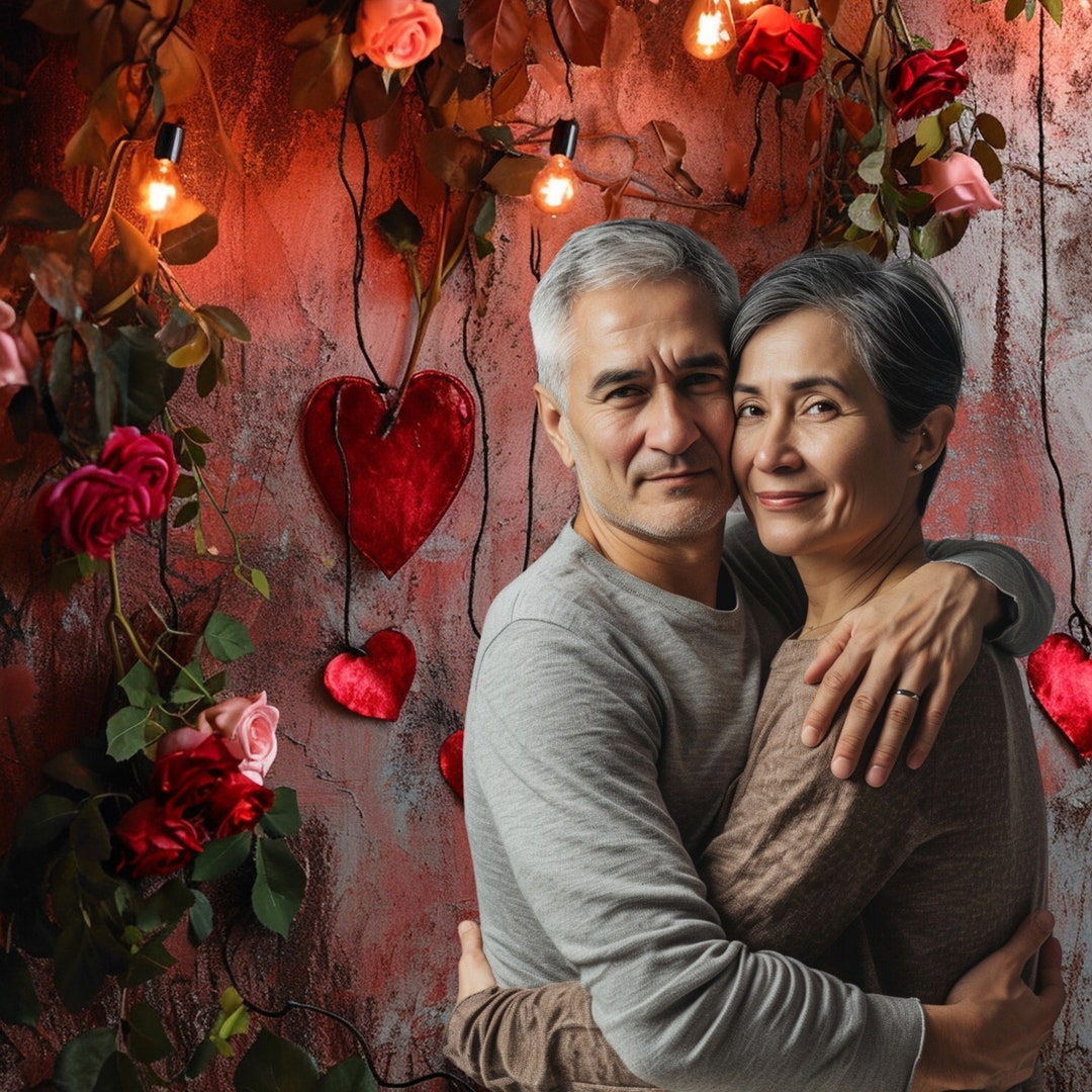 12 Saint Valentine Romantic Rustic Backdrops | in Love Couple ...