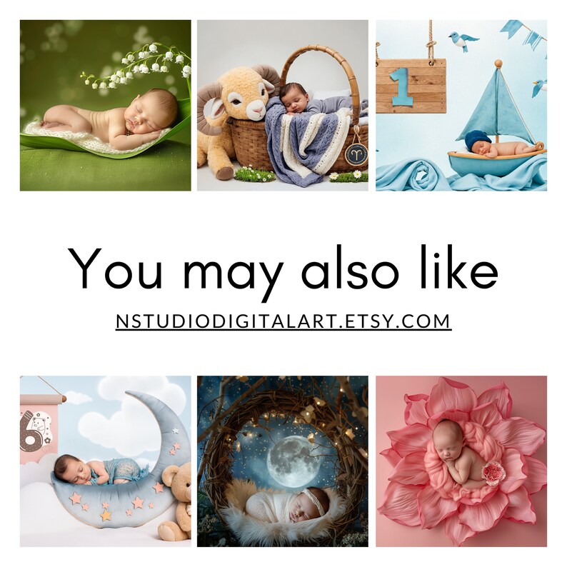Newborn Taurus Zodiac Digital Backdrop: Baby Astrology Photography ...