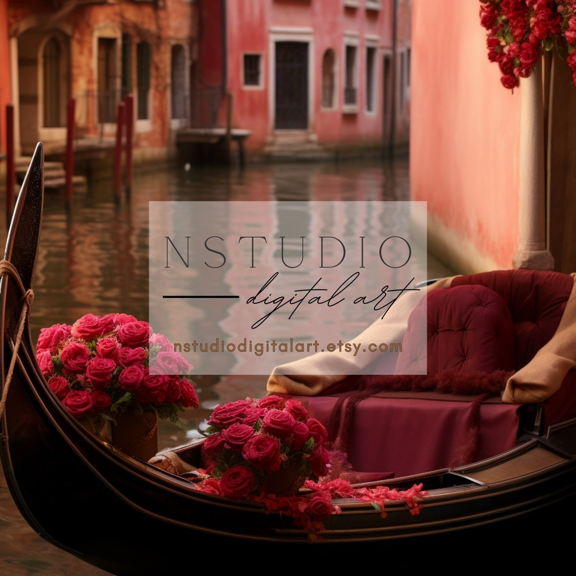 14 Saint Valentine Romantic Backdrops in Venice in Love Couple ...