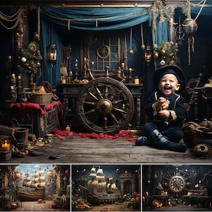 15 Pirate Party Birthday Photography Backdrops | Birthday Photoshoot ...