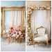 11 Vintage Gold Frame Photography Backdrops: Maternity & Wedding Photo ...