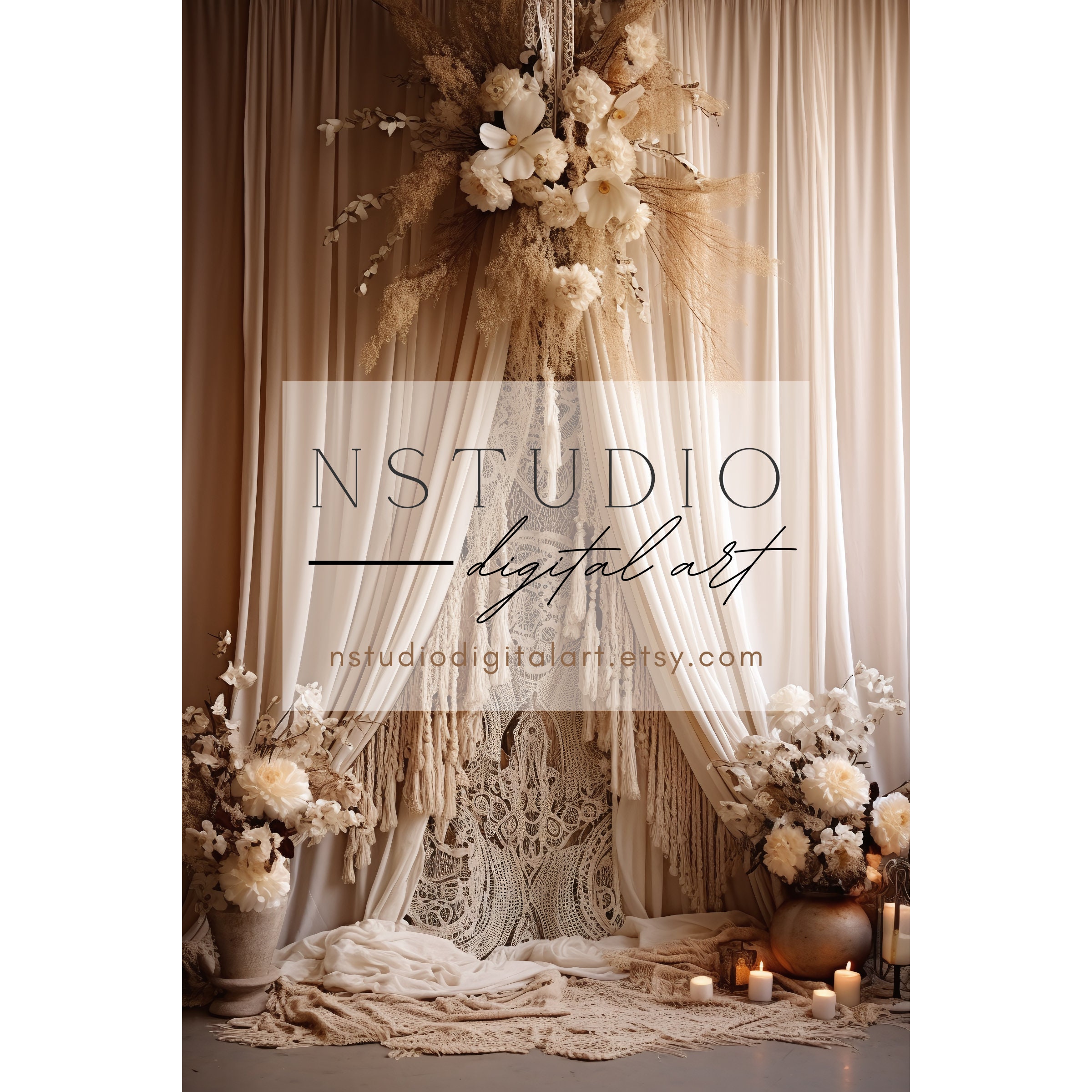 10 Maternity and Wedding Boho Backdrops and 1 Gift Instagram Photoshoot ...