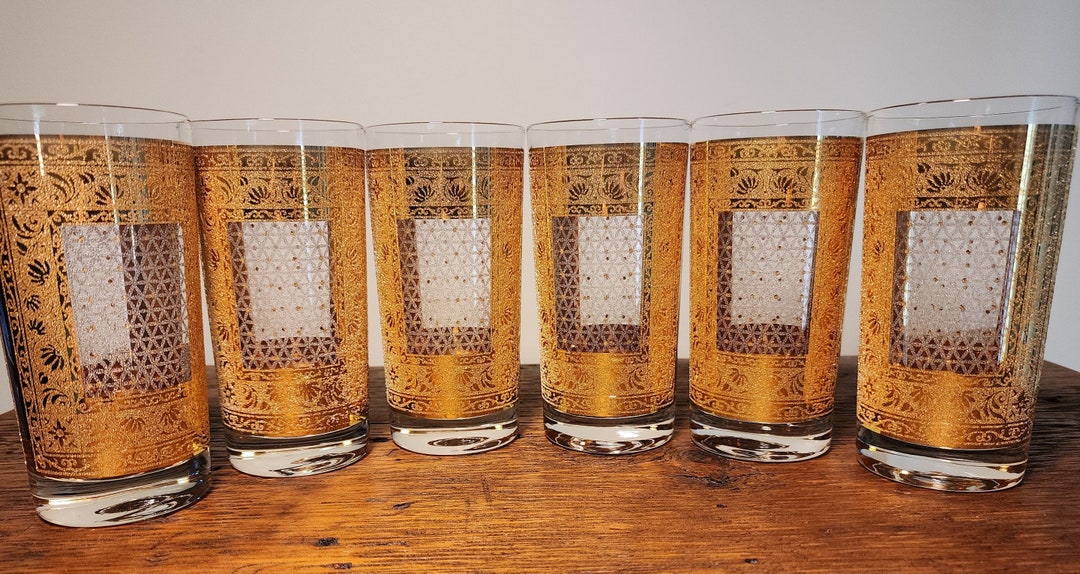 Vintage Pasinski 22K Gold Glasses - Etsy