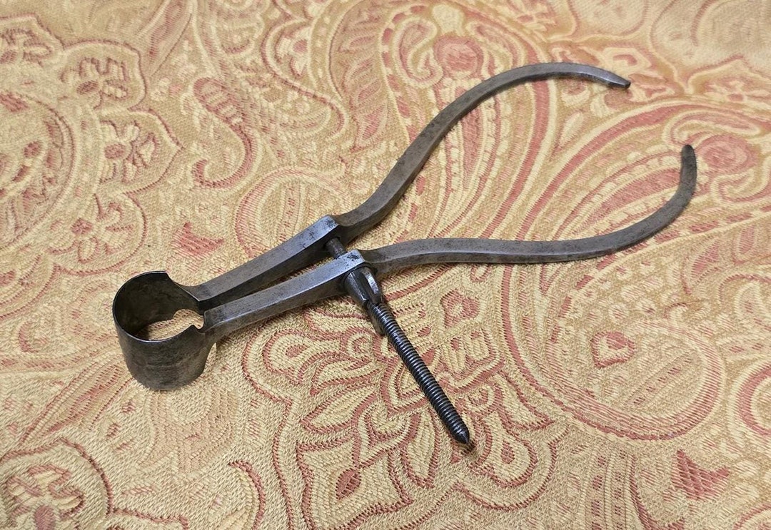 Antique Adjustable Outside Caliper, Vintage Measuring Tool for ...