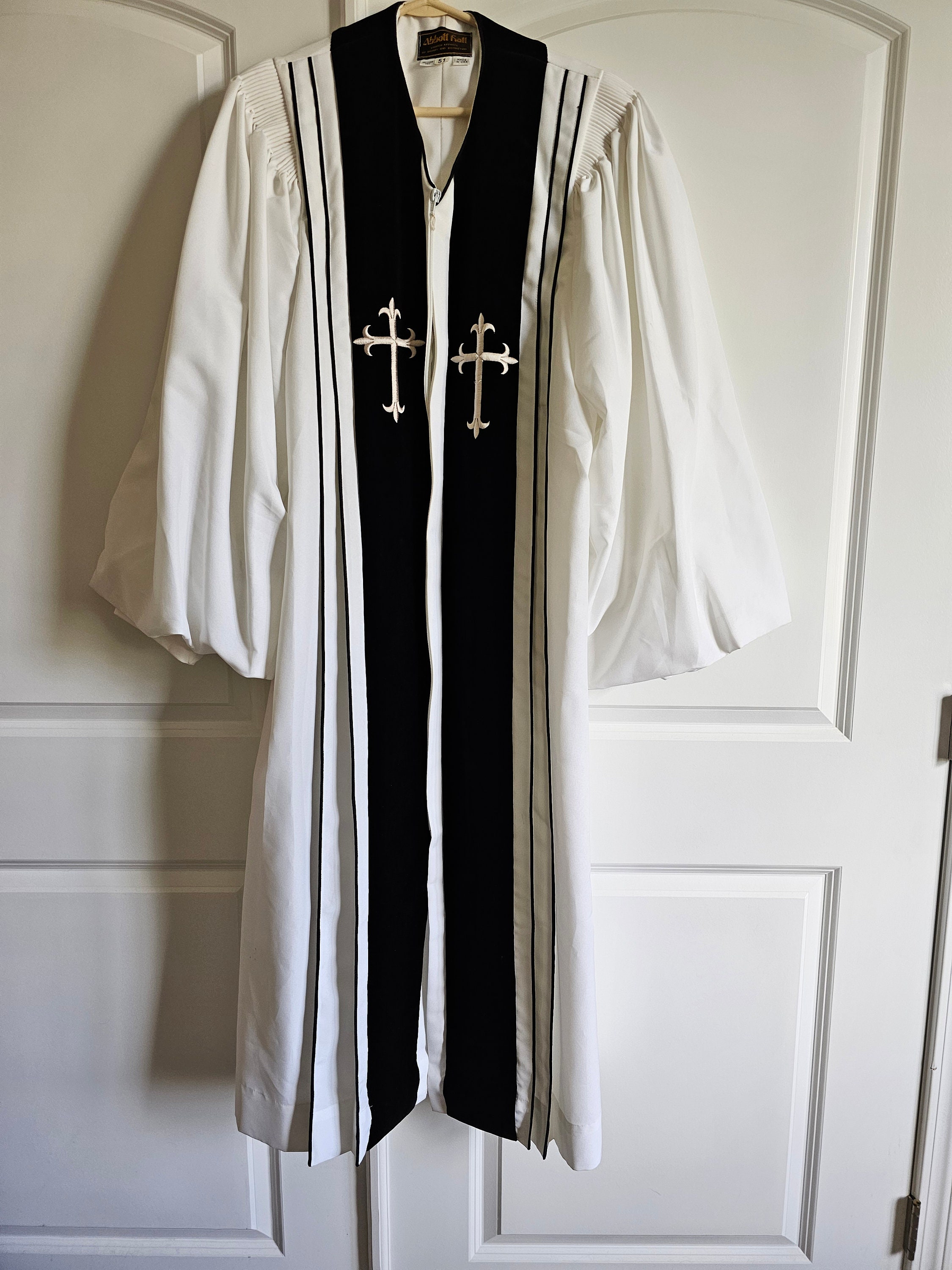 Vintage Pulpit Robe, Murphy Robe, Church Robe Church Halloween Costume ...