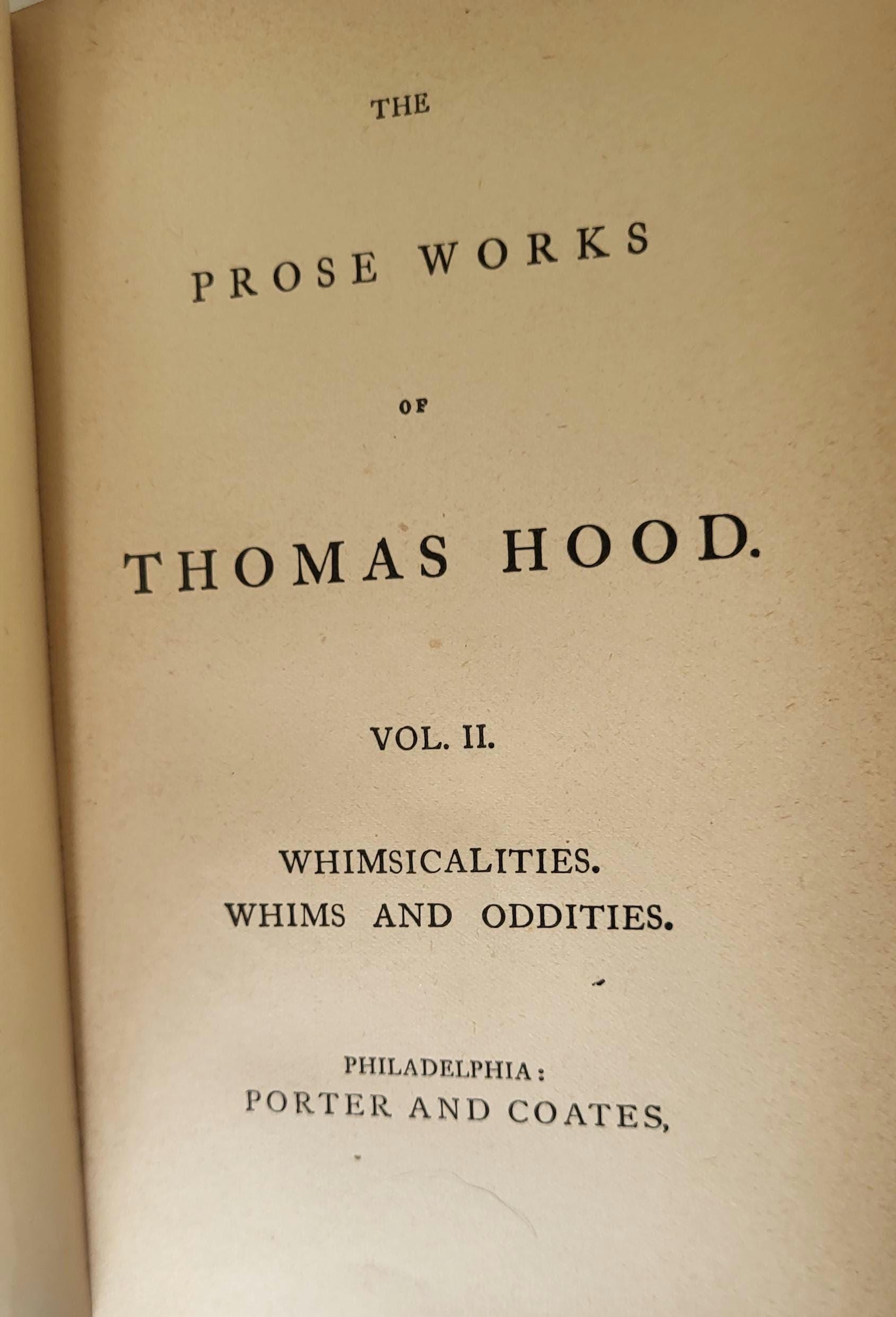 1800s Old Book, Vintage Literature, Victorian Era Poetry, Whims and ...