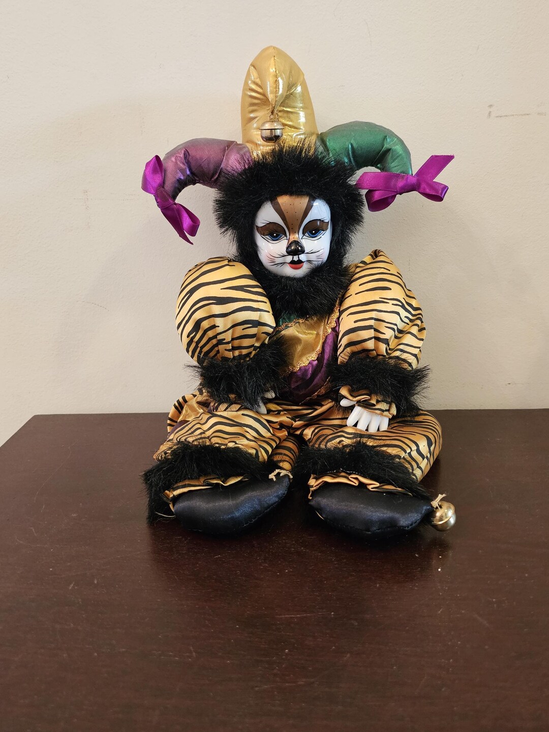 Haunted Doll Jasper, Mardi Gras New Orleans Porcelain Doll, Gothic Doll ...