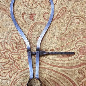 Antique Adjustable Outside Caliper, Vintage Measuring Tool for ...