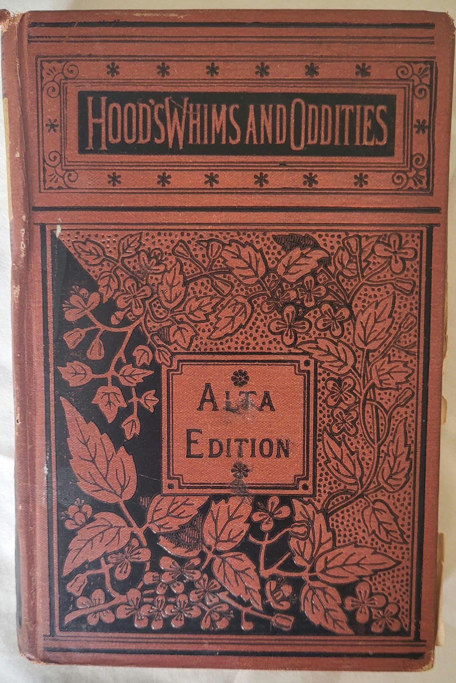 1800s Old Book, Vintage Literature, Victorian Era Poetry, Whims and ...