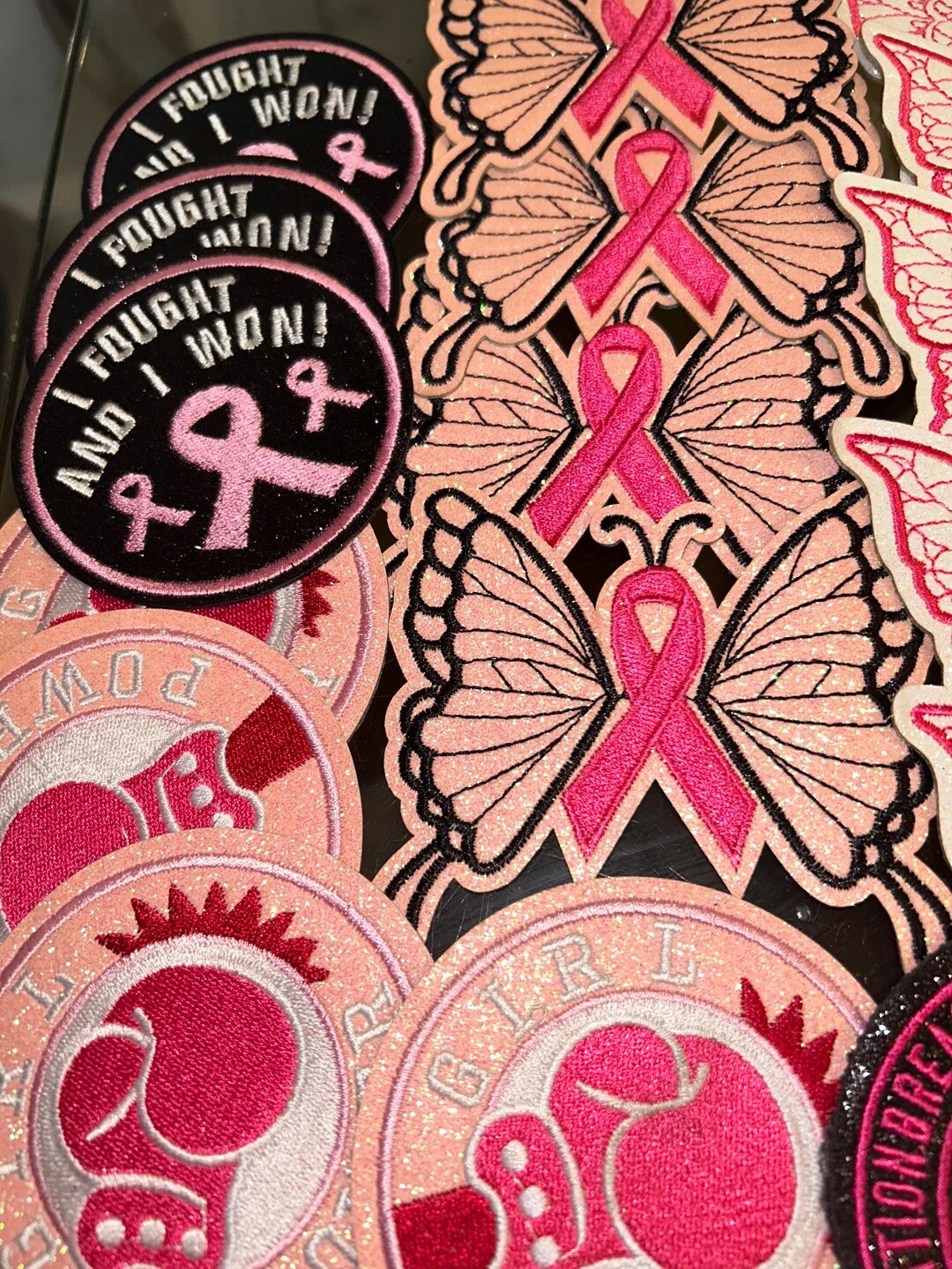 21 Breast Cancer Awareness Iron on Patches - Etsy