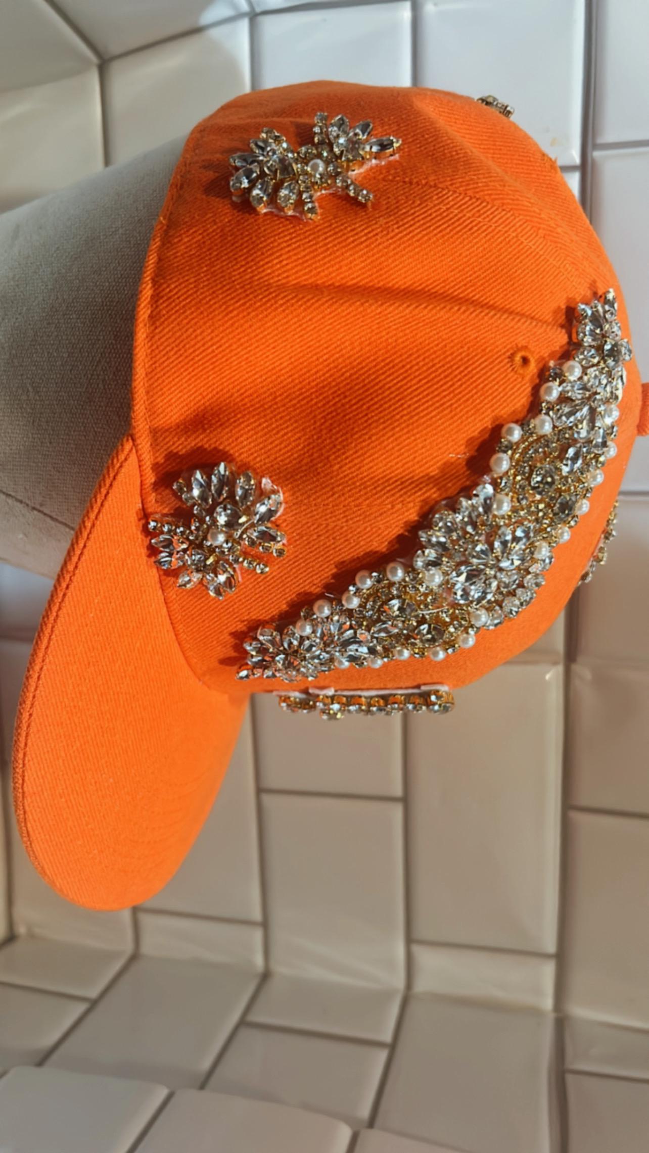 Custom LA Logo Bling Fitted Cap - Etsy