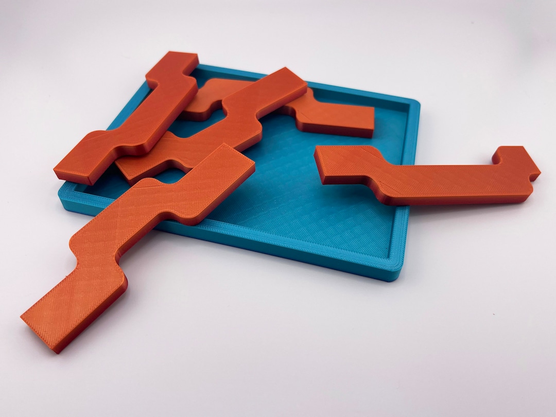 3D Printed Impossible Puzzle 5 Pieces - Etsy