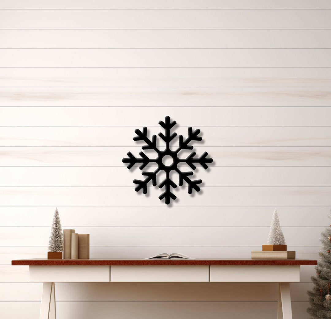 Snowflake Wall Decor Design 4 Snowflake Wall Art Snowflake Decor ...